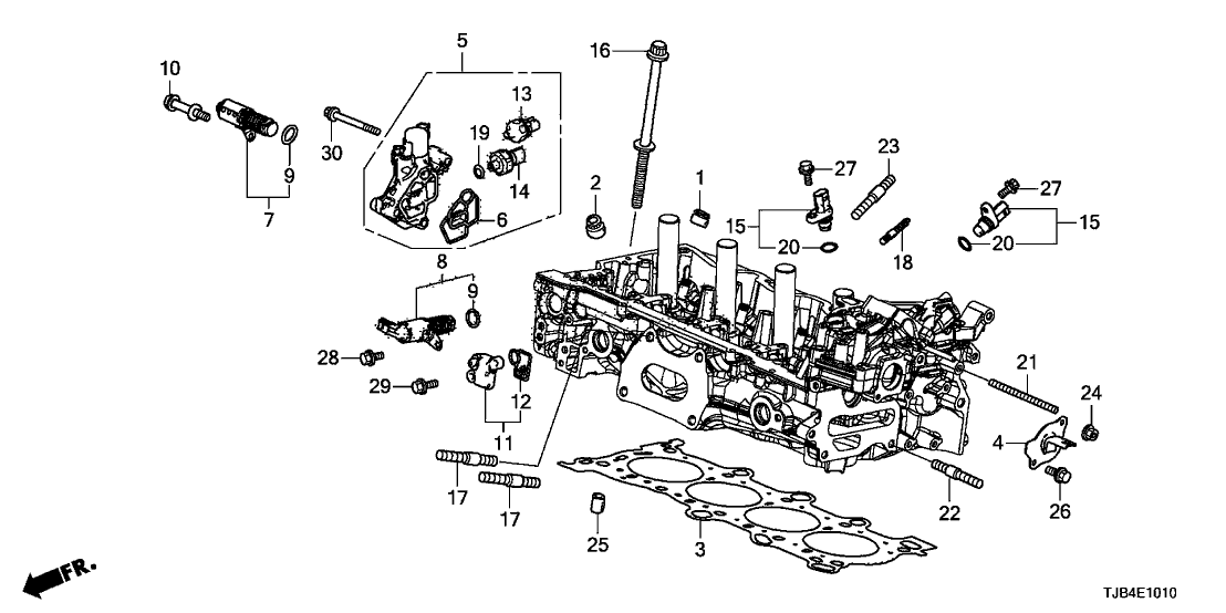 15815-RPY-G01 Genuine Acura Filter Assembly , Spool Valve