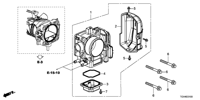 Throttle Body - 2024 Acura TLX 4 Door Technology 10AT