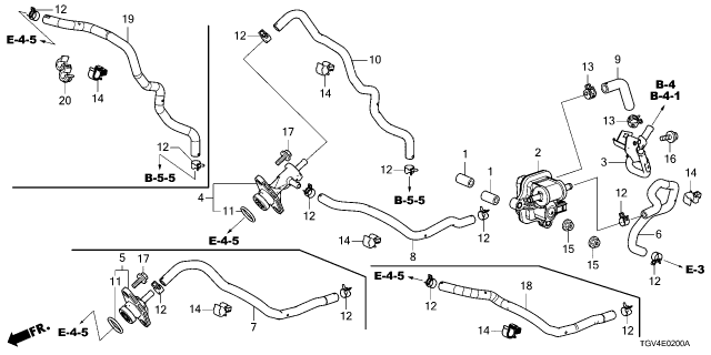 Purge Control Solenoid Valve - 2024 Acura TLX 4 Door Technology 10AT