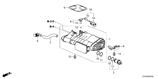 Canister - 2024 Acura TLX 4 Door Technology 10AT
