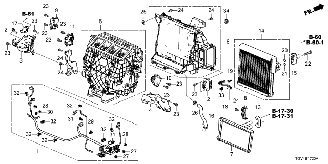 Heater Unit - 2024 Acura TLX 4 Door Technology 10AT