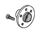 44600-S87-A00 Genuine Acura Hub Assembly, Front