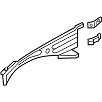 60716-TV9-A00ZZ - Genuine Acura Member, L. FR. Wheelhouse (Upper)